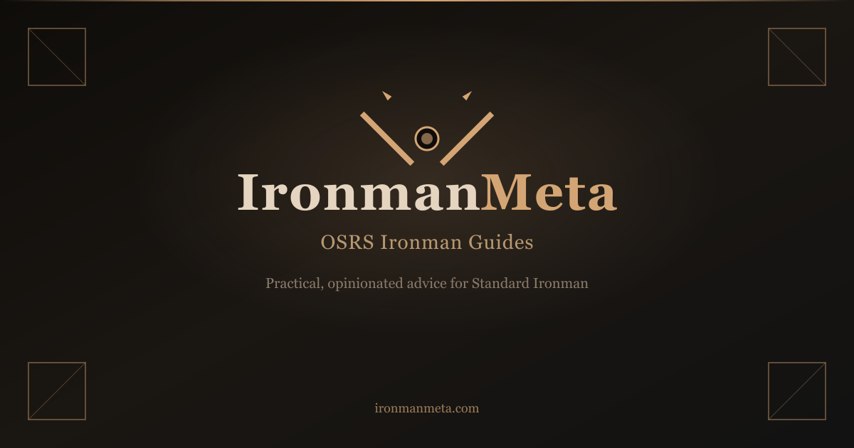 Ironman Gear Progression OSRS: From Bronze to BiS | Ironman Meta